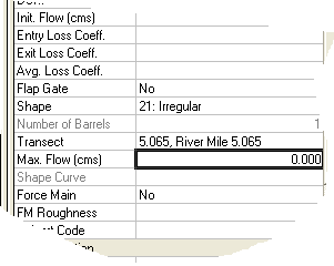 InfoSWMM and H2OMAP SWMM Import and Export of HEC-RAS Geometry Data ...