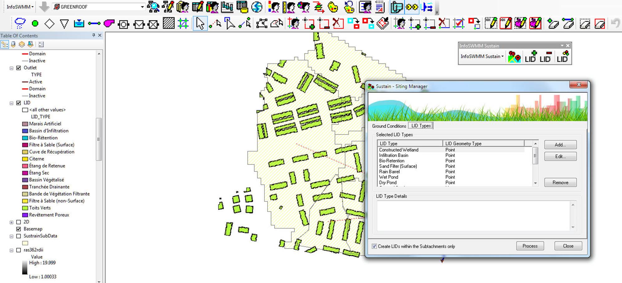 Tutorial 1 Creating a Simple Green Roof Optimization for InfoSWMM ...