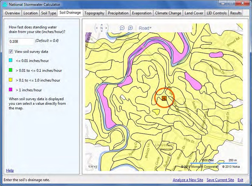 Markdown of National Stormwater Calculator User’s Guide Manual – ICM ...